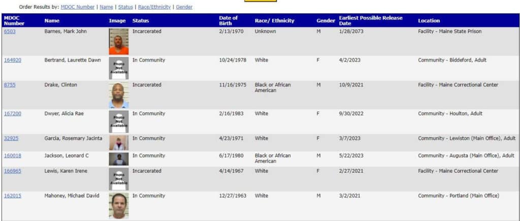 Inmate Search Maine – The Ultimate Guide - 2025 - Public Records Search