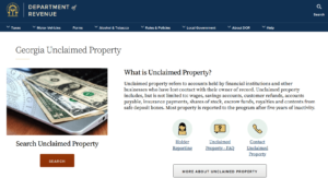 Unclaimed Money In Georgia – The Ultimate Guide - 2025 - Public Records ...