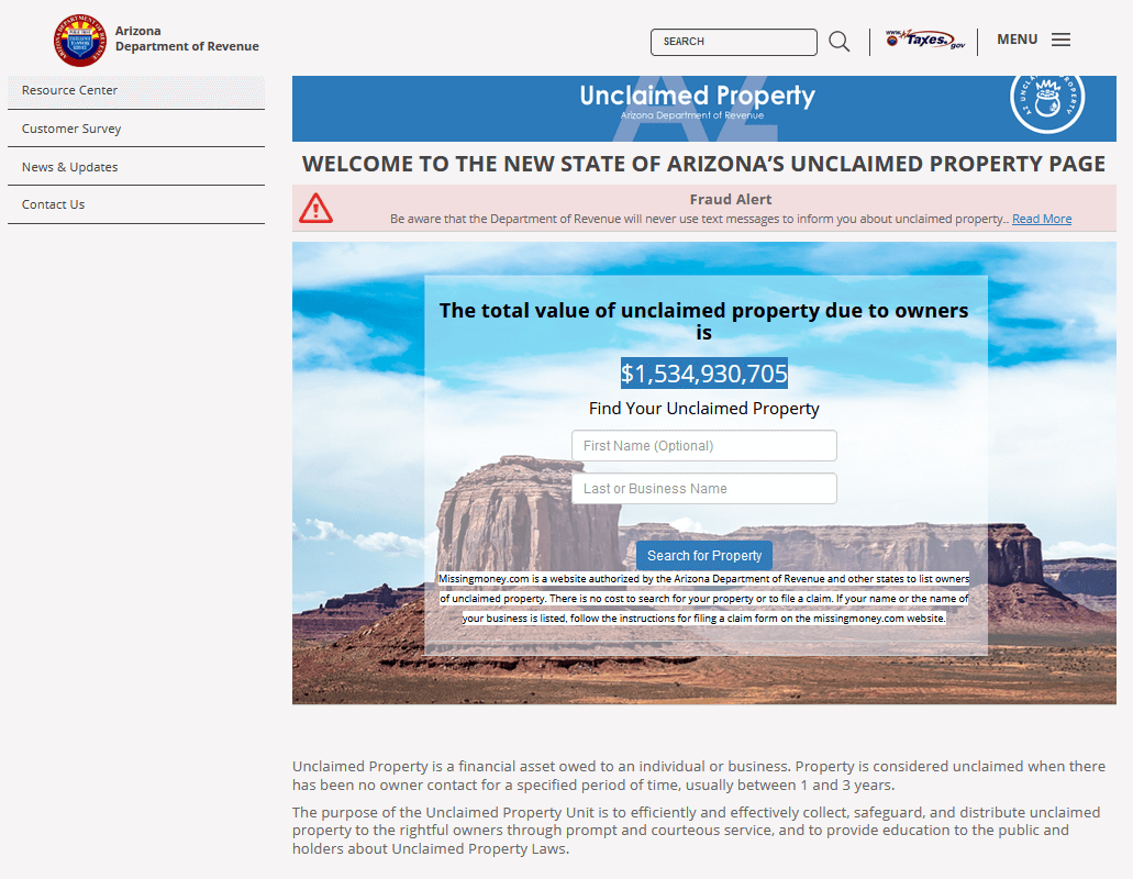 Unclaimed Money In Arizona – The Ultimate Guide - 2025 - Public Records ...