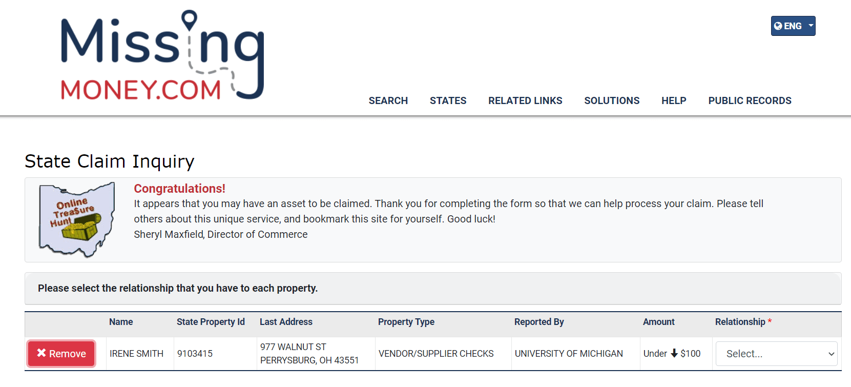 Unclaimed Money In Ohio – The Ultimate Guide - 2024 - Public Records Search