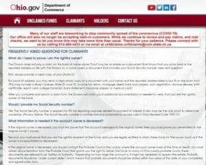 Unclaimed Money In Ohio – The Ultimate Guide - 2026 - Public Records Search